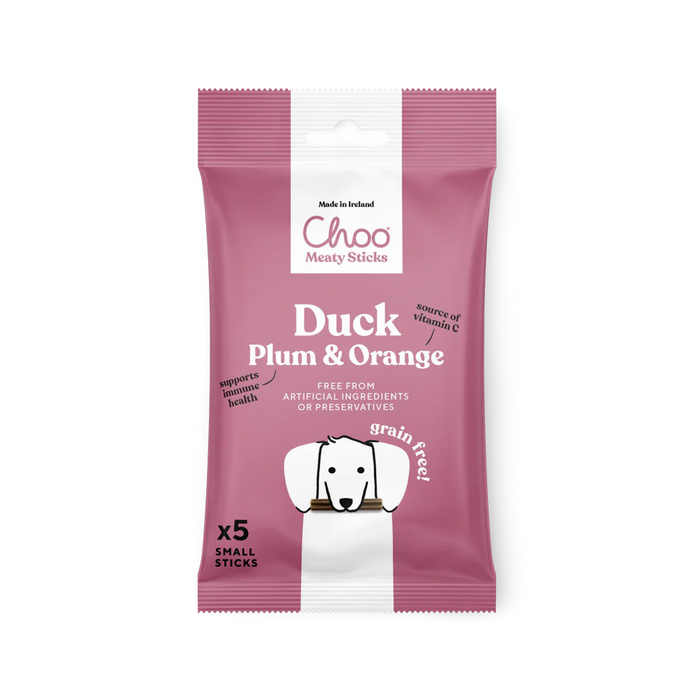 Choo Meaty Sticks Duck with Plum & Orange Dog Treats