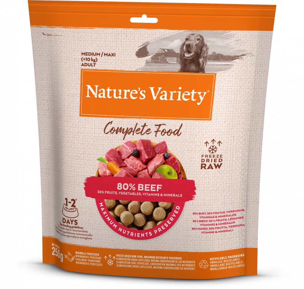 Natures Variety Freeze Dried Dog Food Beef