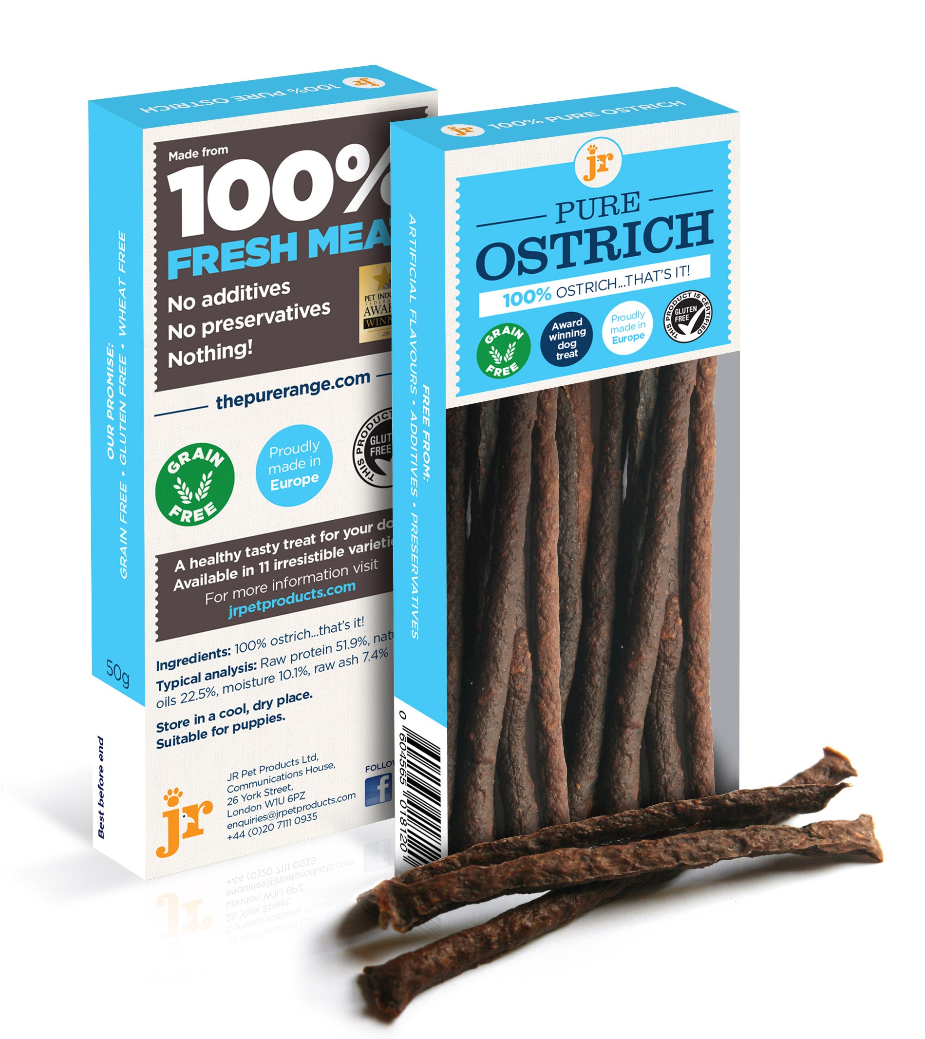 JR - Pure Ostrich Sticks 50g